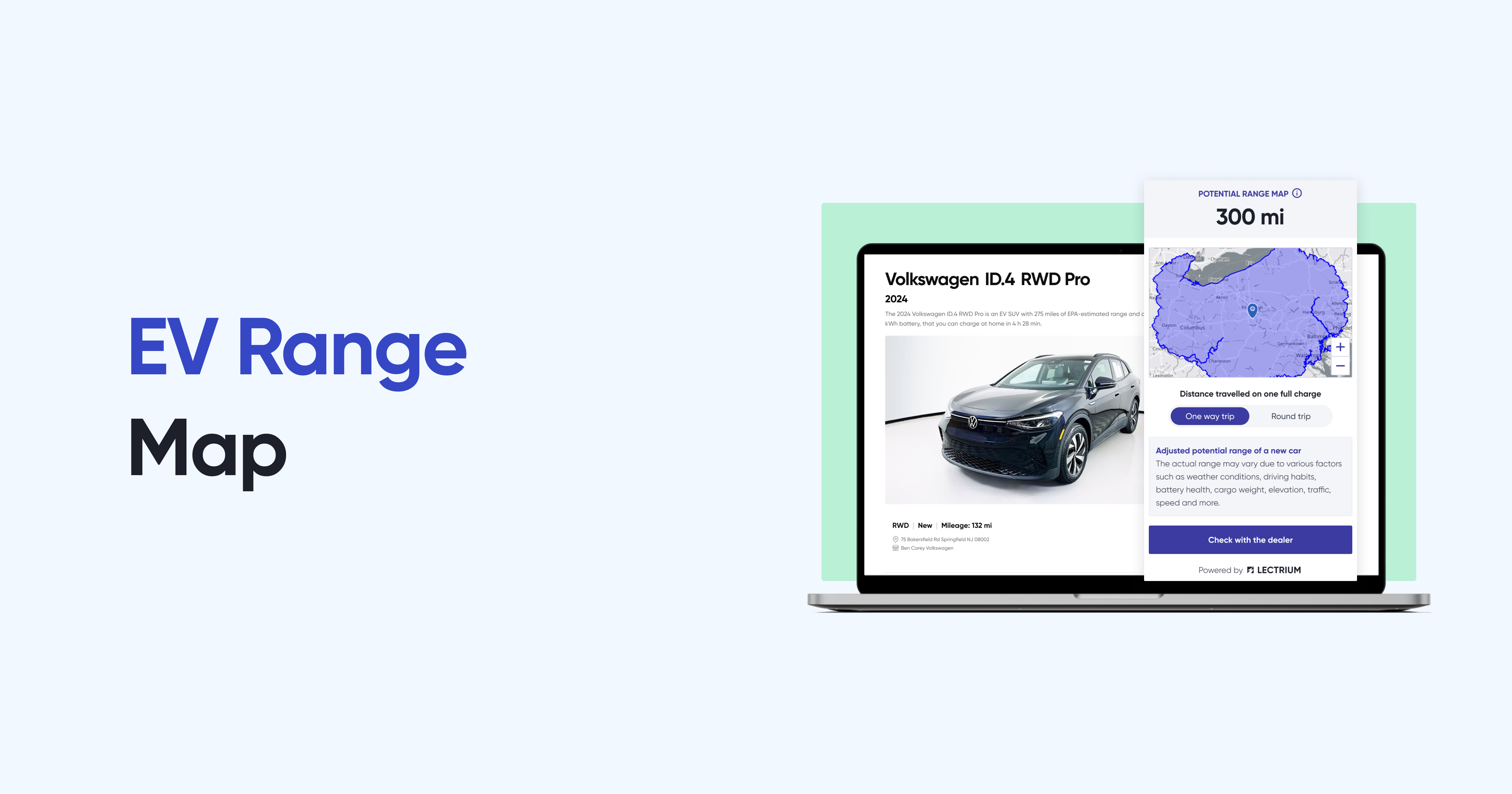 EV Range Map | Lectrium